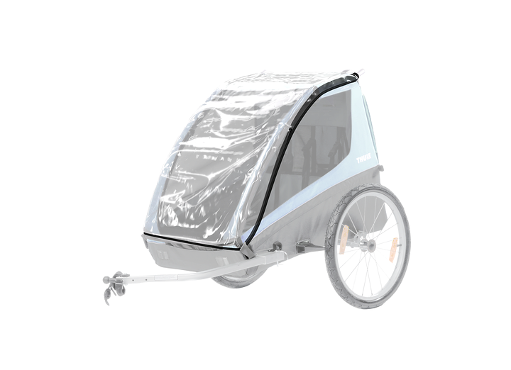 Thule Cadence/Coaster XT Regnskydd Transparent - För cykelvagn